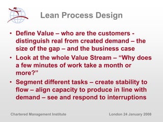 Leading the Lean Enterprise | PPT