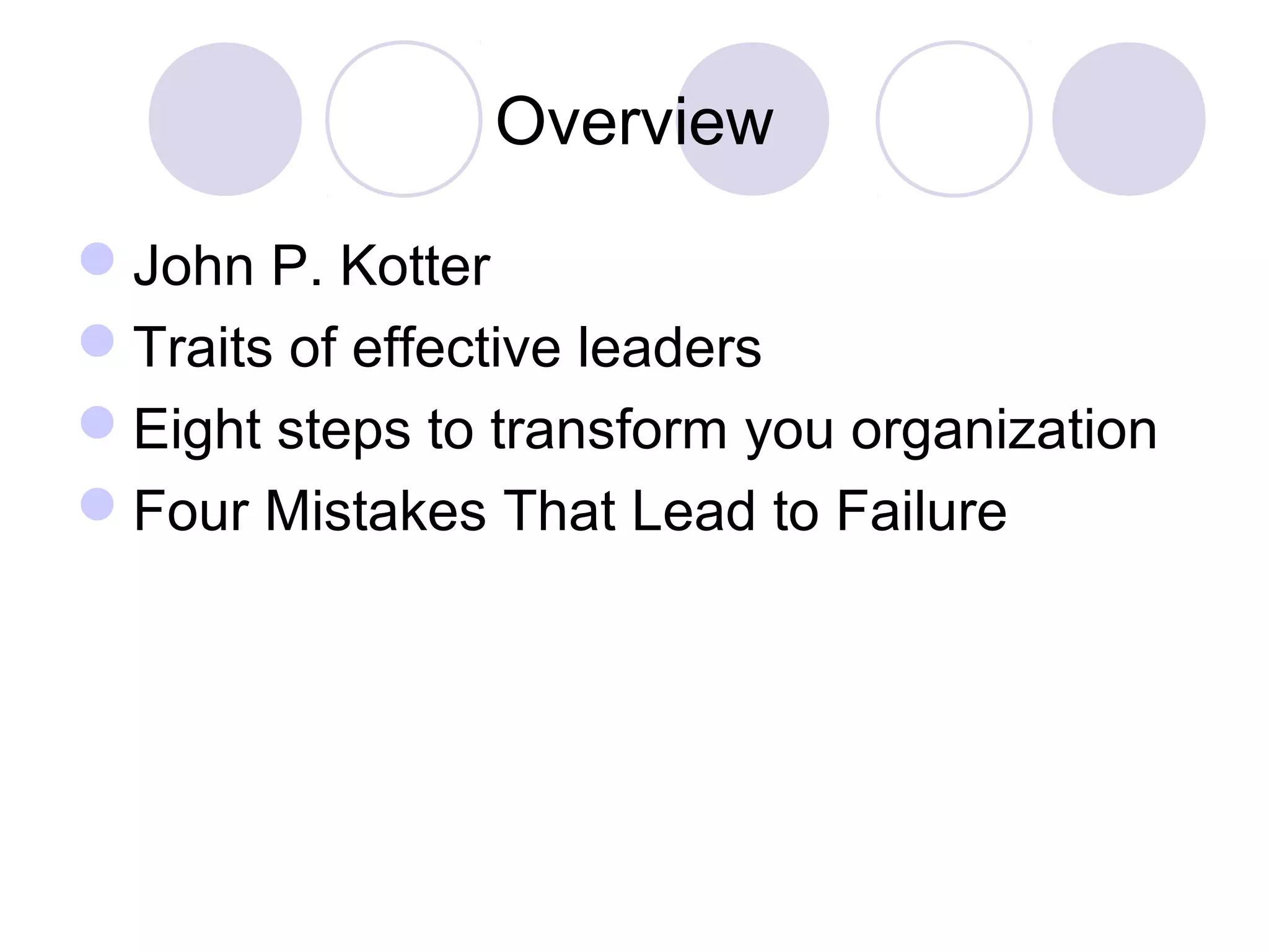 Leading Through Change Presentation | PPT