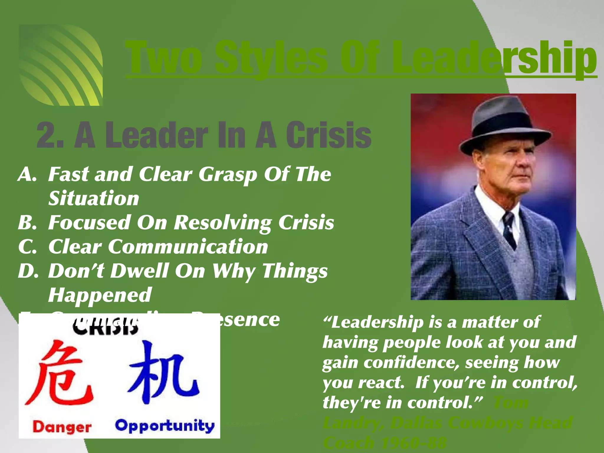 How To Lead Under Pressure | PPT