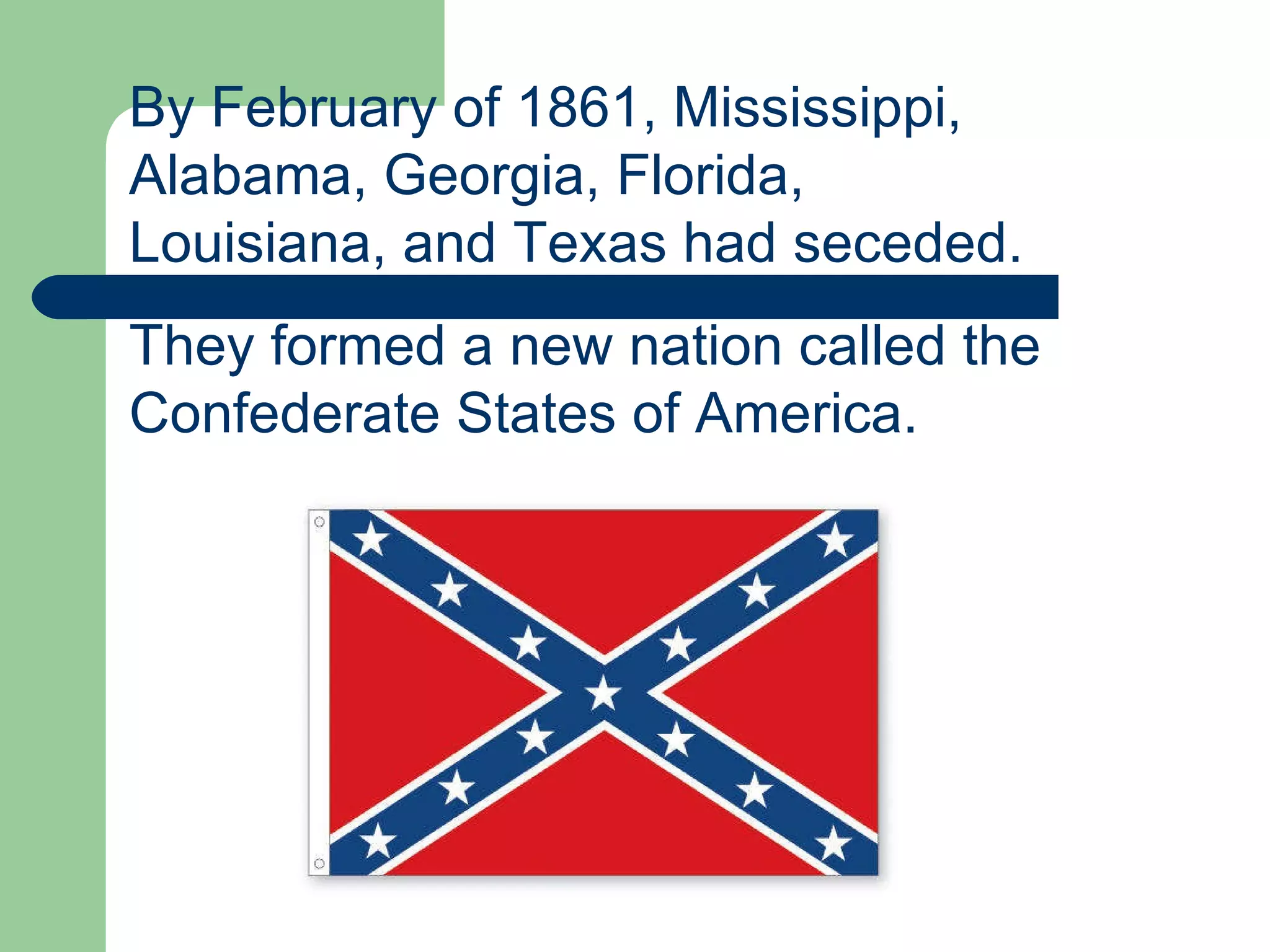 Leading up to civil war | PPT