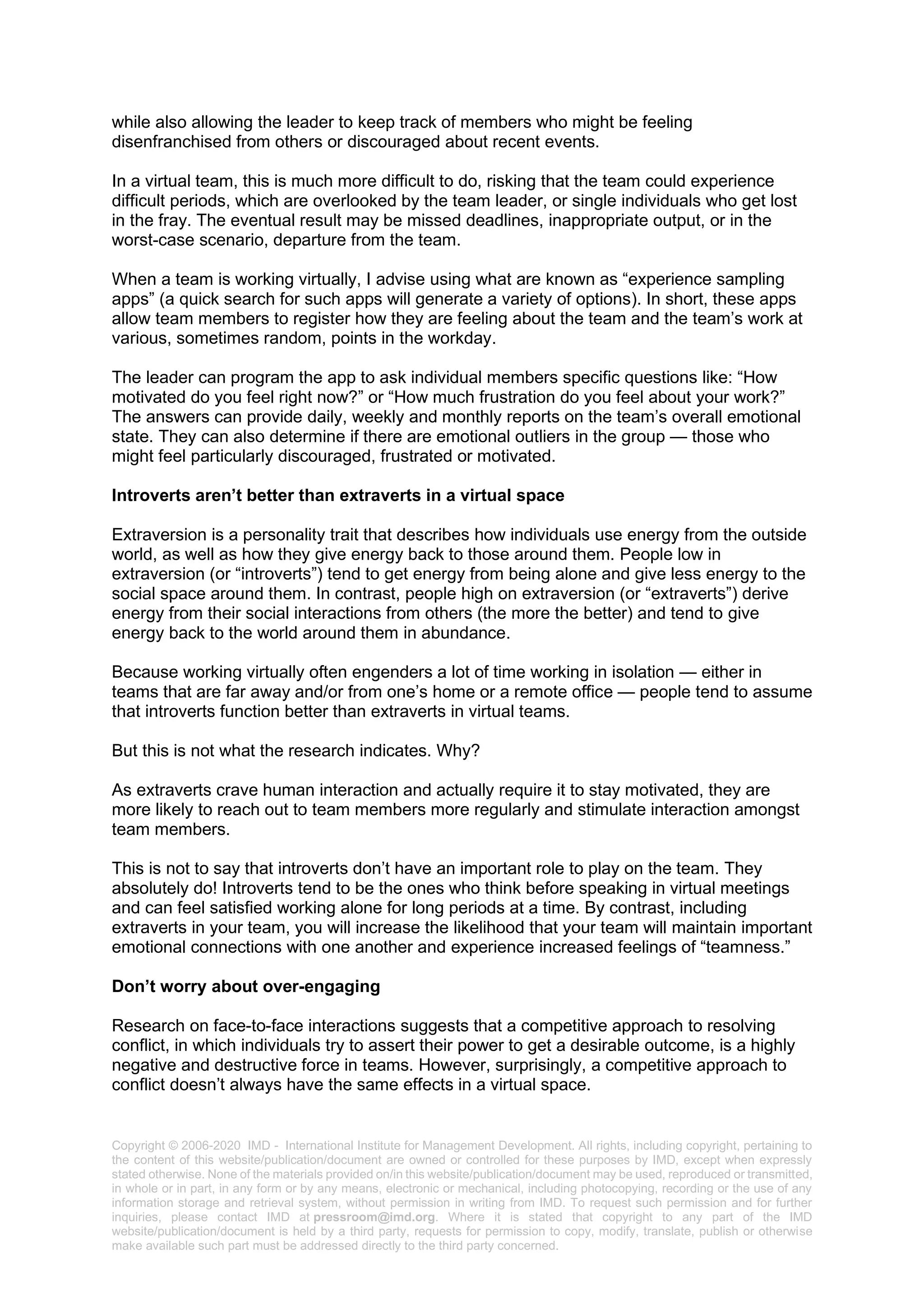 Leading virtual teams in times of disruption | PDF | Desktop Publishing ...