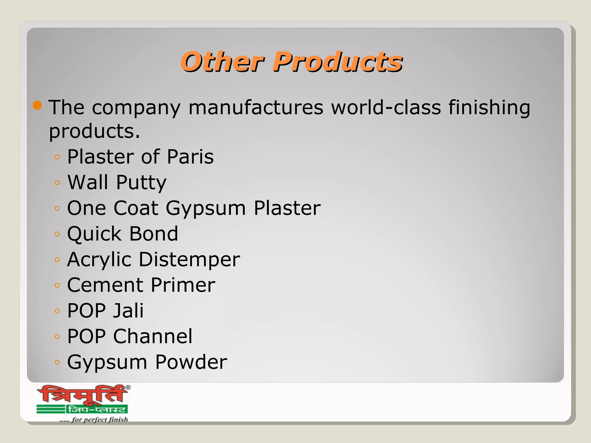 Leading wall putty manufacturer in india know more about wall putty | PPT