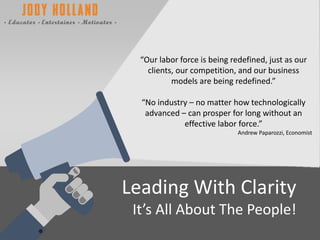 Leading with clarity rather than certainty | PPTX