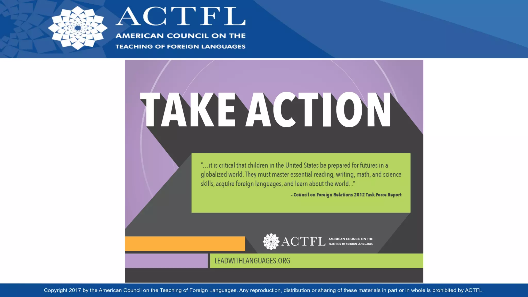 Leading with languages actfl | PPT