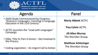 Leading with languages actfl | PPT