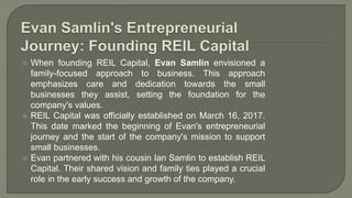Leading With Passion: The Journey of Evan Samlin, Founder and President ...