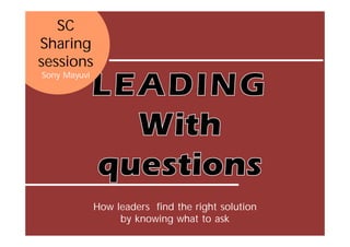 Leading with Question | PPT