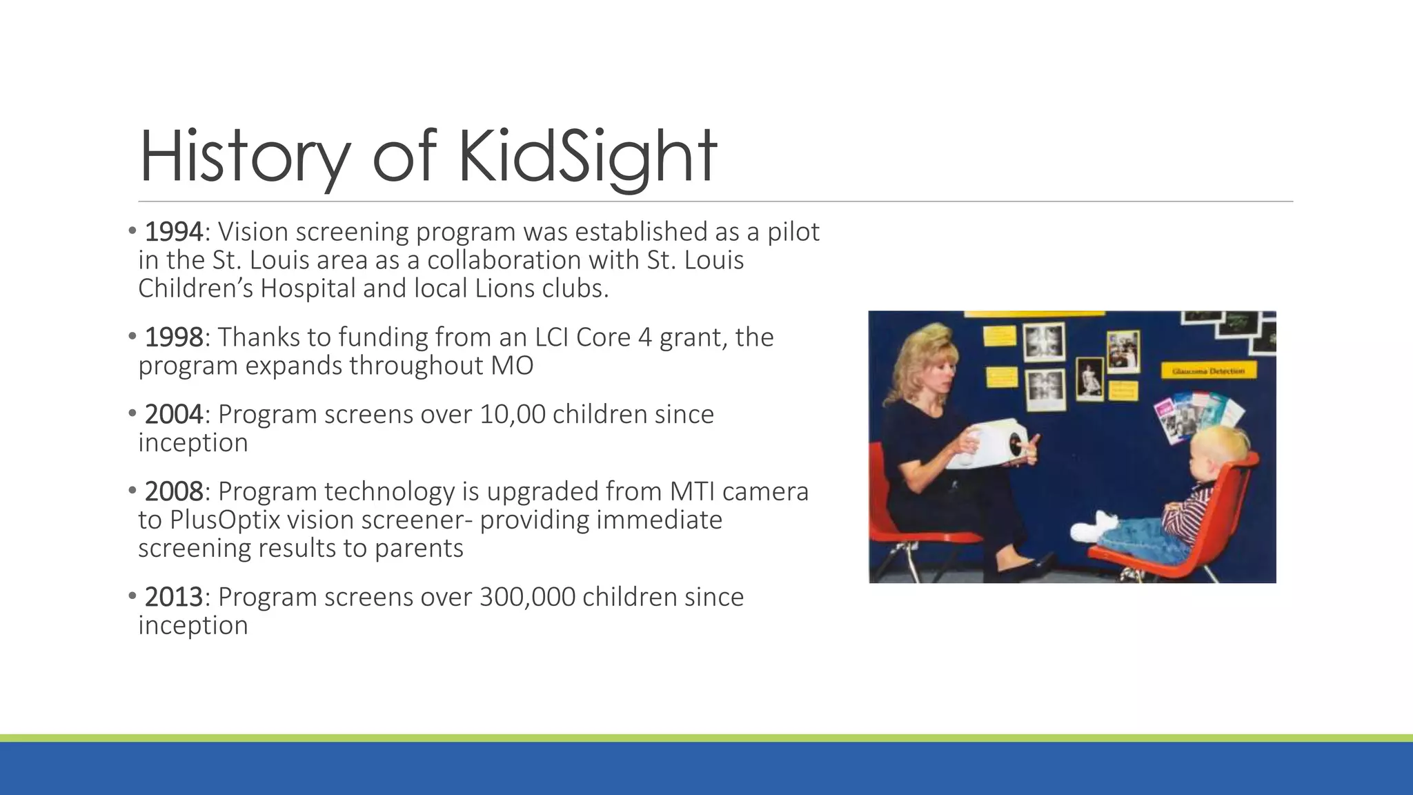 KidSight Vision Screening Program | PPTX