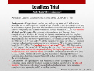 Leadless pacemaker | PPTX