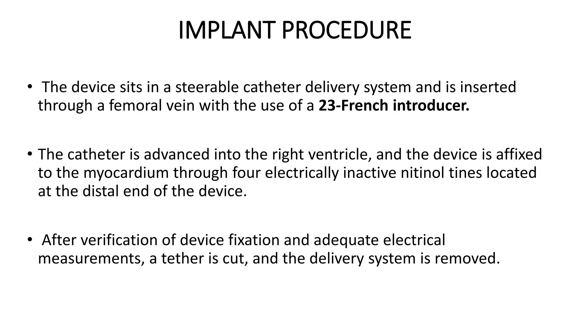 Leadless pacemaker | PPTX