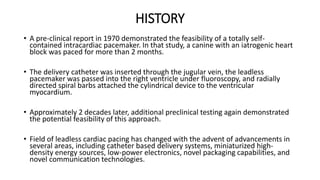 Leadless pacemaker | PPTX