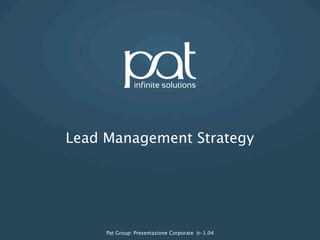 Lead Management Strategies | PPT