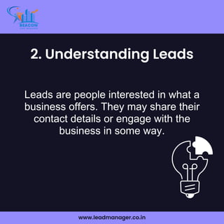 Beacon Lead Manager- The Best CRM Lead Management Software | PDF | Sales | Business