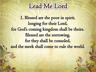 Lead me Lord | PPTX