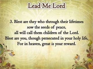 Lead me Lord | PPTX