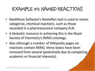 CINF 18: Wikipedia and Wiktionary as resources for chemical text mining ...