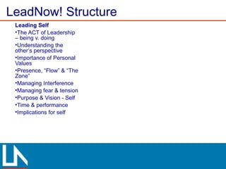 Lead Now! | PPT