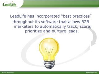 Best Practices: Lead Nurturing | PPT