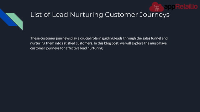 Lead Nurturing Must-Have Customer Journeys.pdf | Marketing and Advertising | Business