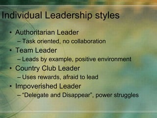 Lead or Get LOST! A Crash Course in Building a Team and Avoiding ...
