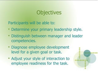 Lead People, Manage Performance | PPT