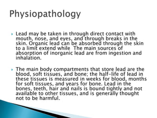 Lead poisoning | PPTX