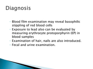 Lead poisoning | PPTX