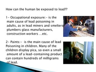 Lead poisoning | PPTX