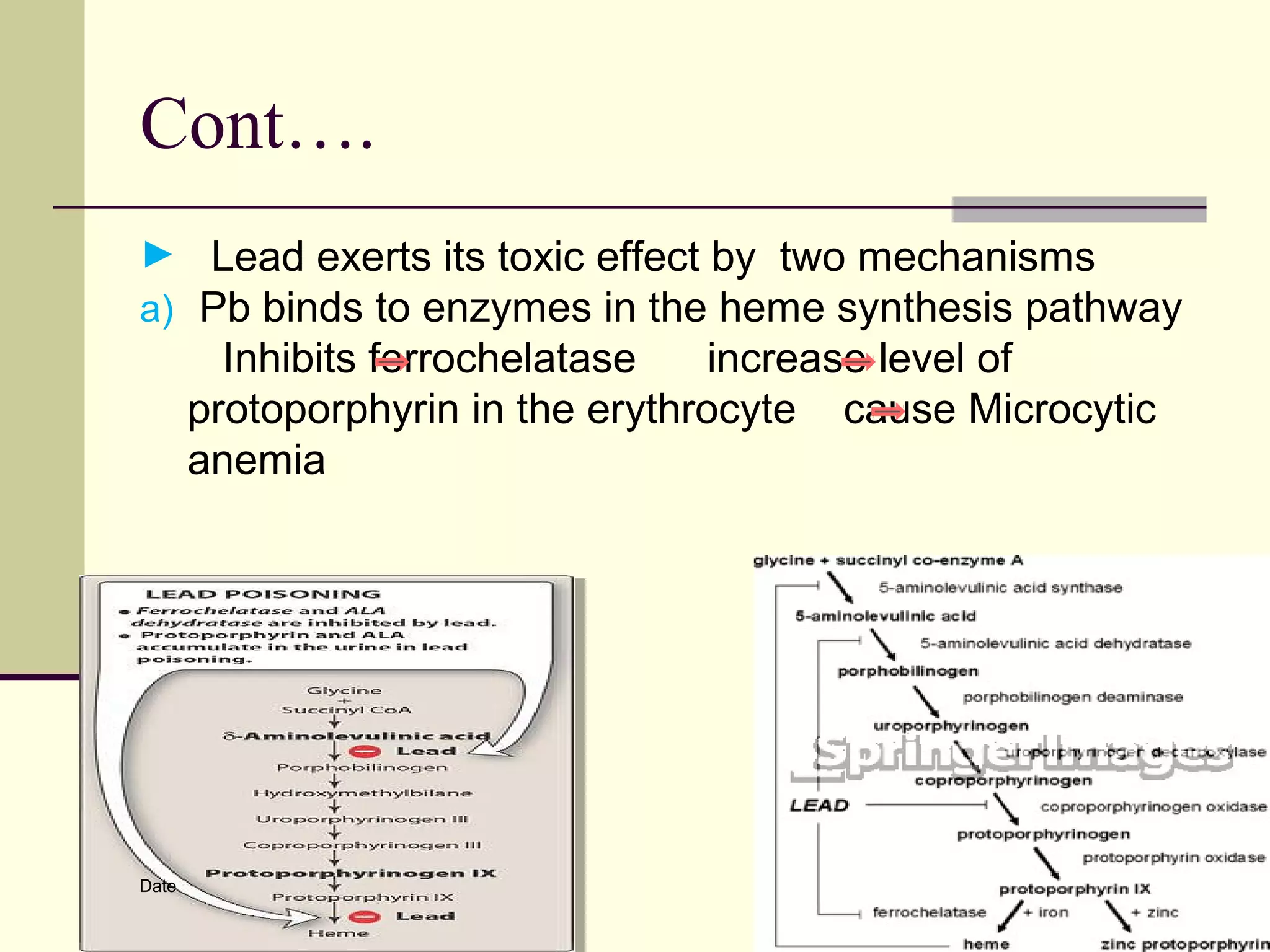 Lead poisoning in Pediatrics | PPT
