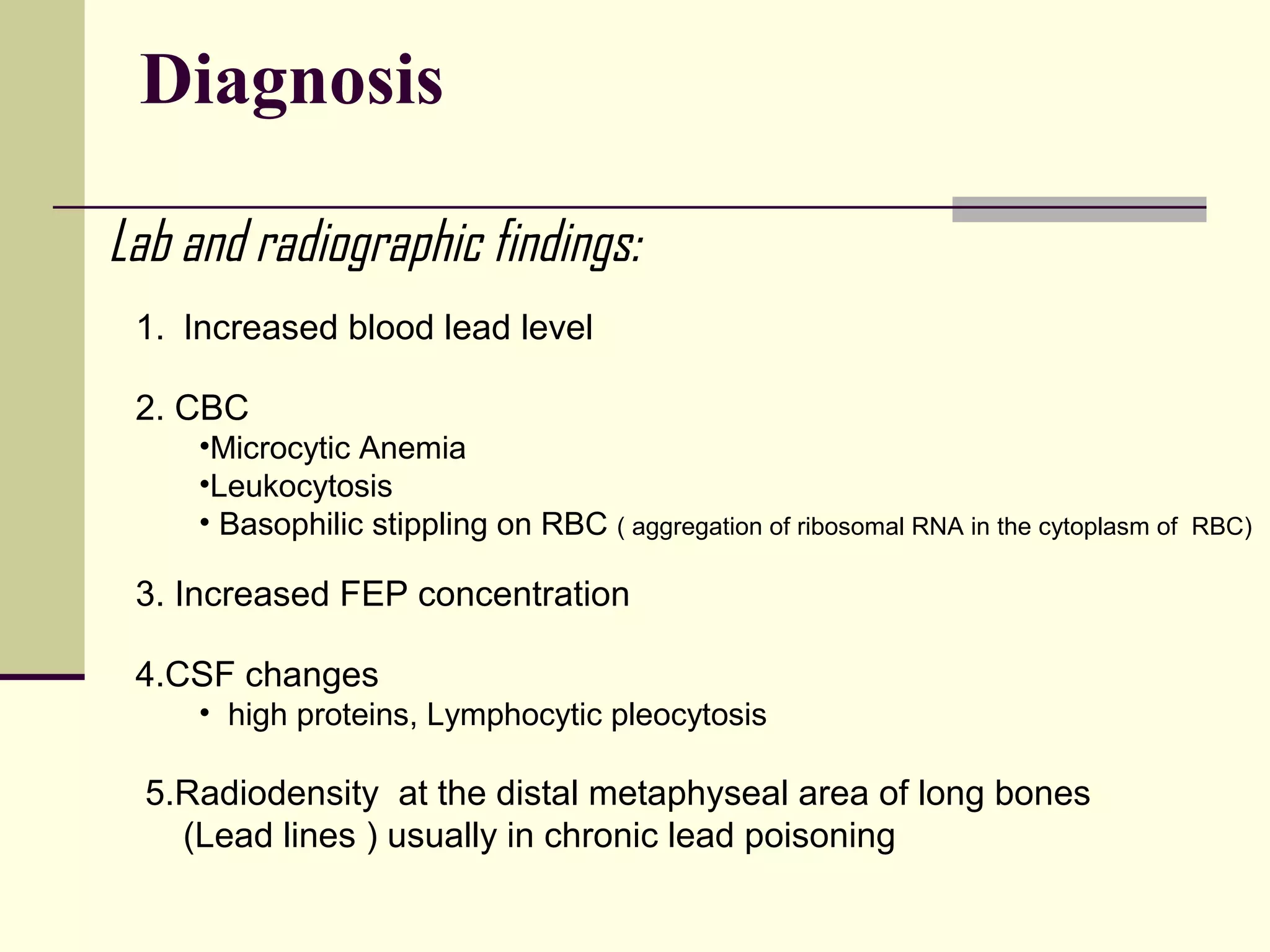 Lead poisoning in Pediatrics | PPT