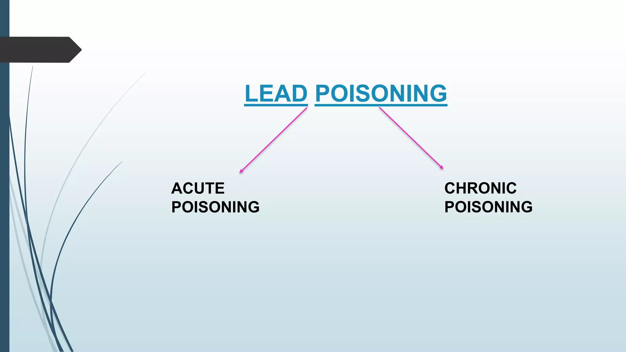 Lead poisoning | PPTX