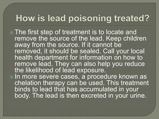 Lead poisoning | PPT