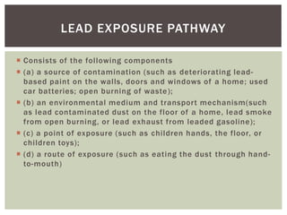 Lead poisoning & its treatment | PPTX