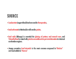 Lead Poisoning.pptx | Free Download