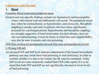 Lead poisoning | PPTX