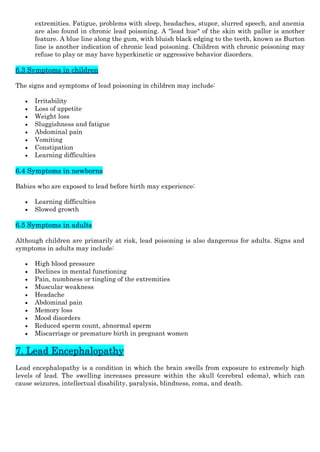Lead poisoning by jakaria | PDF