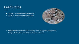Lead poisoning in neurology | PPTX