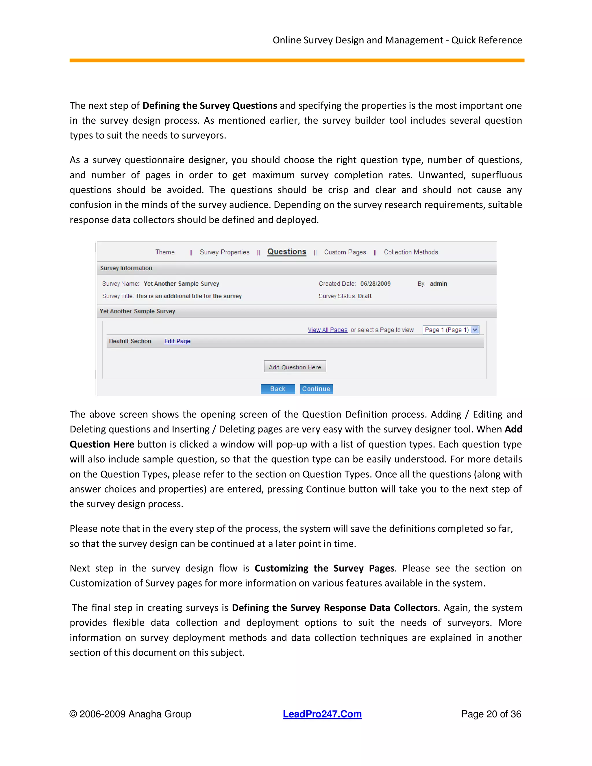 Online Survey Software Reference Guide | PDF | Email | Internet