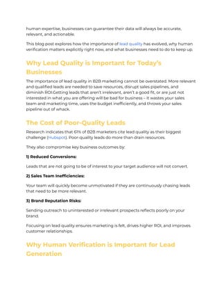Lead Quality Redefined_ How Human Verification is Shaping B2B Success ...