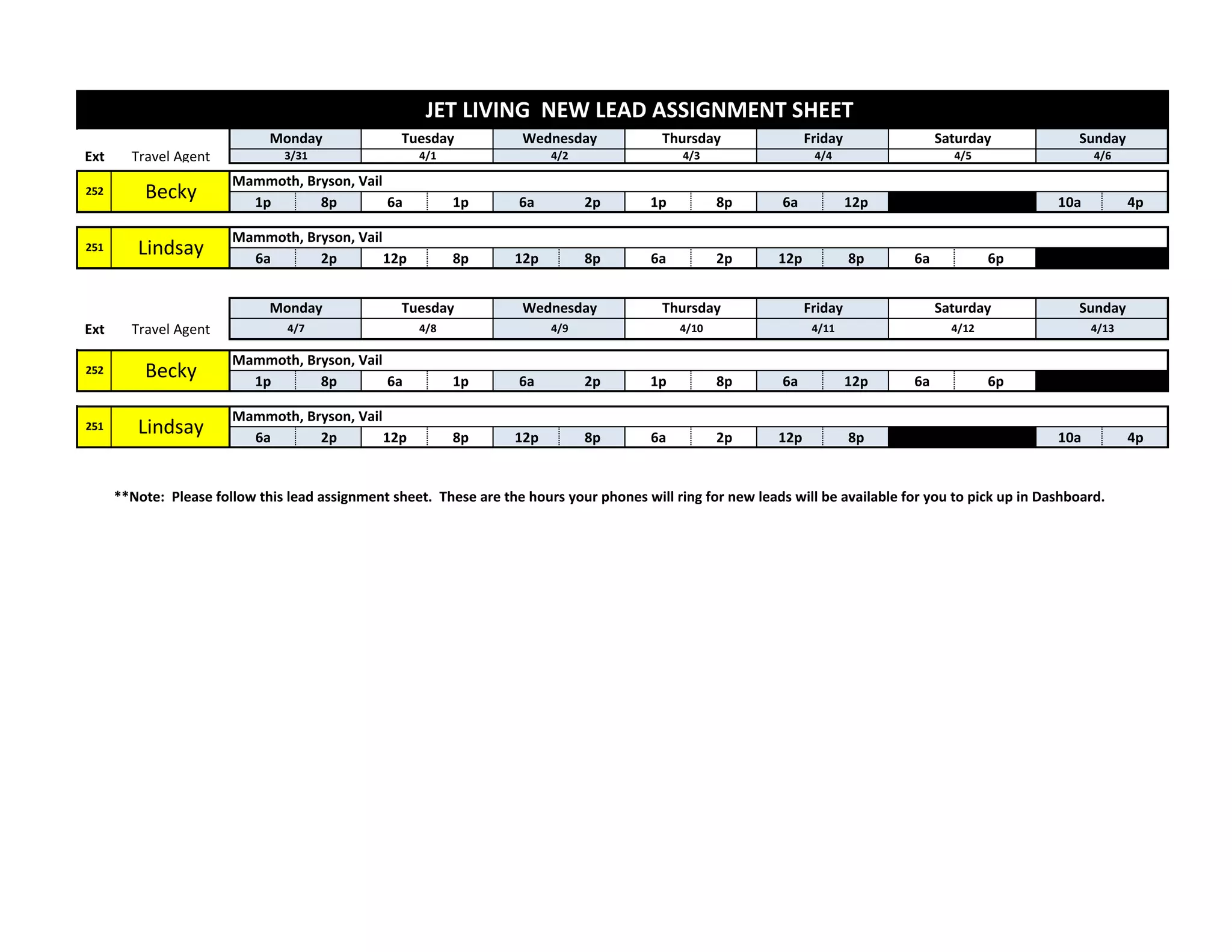 Lead schedule | PDF