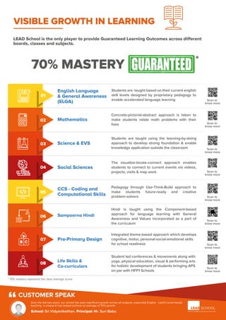 Lead school integrated system brochure | PDF