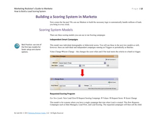 Lead Scoring with Marketo | DOCX