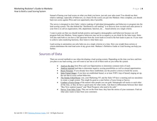 Lead Scoring with Marketo | DOCX