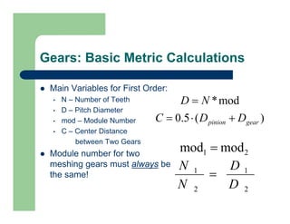 Lead screws gears_power_budgets | PDF