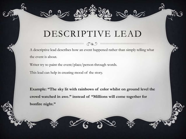 LEAD SENTENCES | PPTX