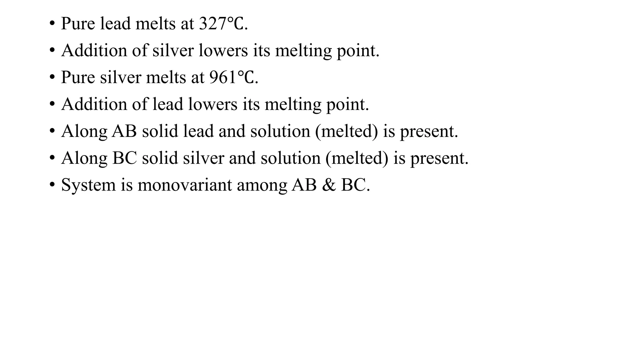Lead silver phase diagram 509 B.Sc. chemistry | PPTX