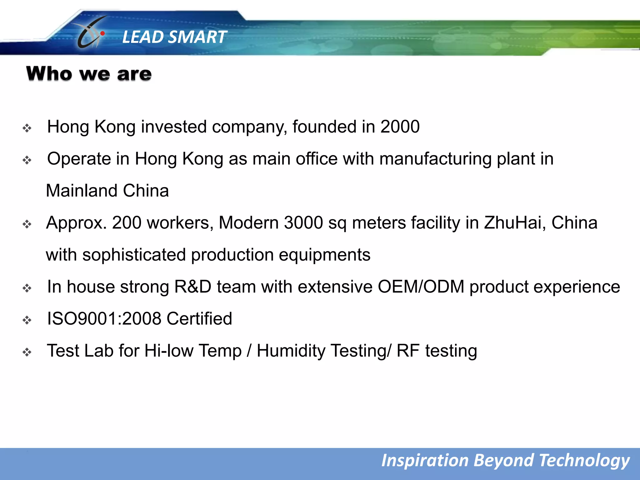 Leadsmart Company Presentation | PDF