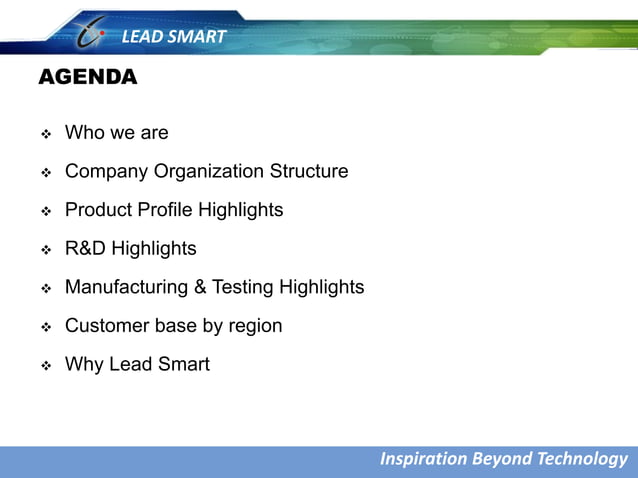 Leadsmart Company Presentation | PPT