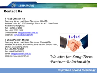 Leadsmart Company Presentation | PPT