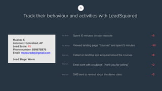 LeadSquared Overview for Education | PDF